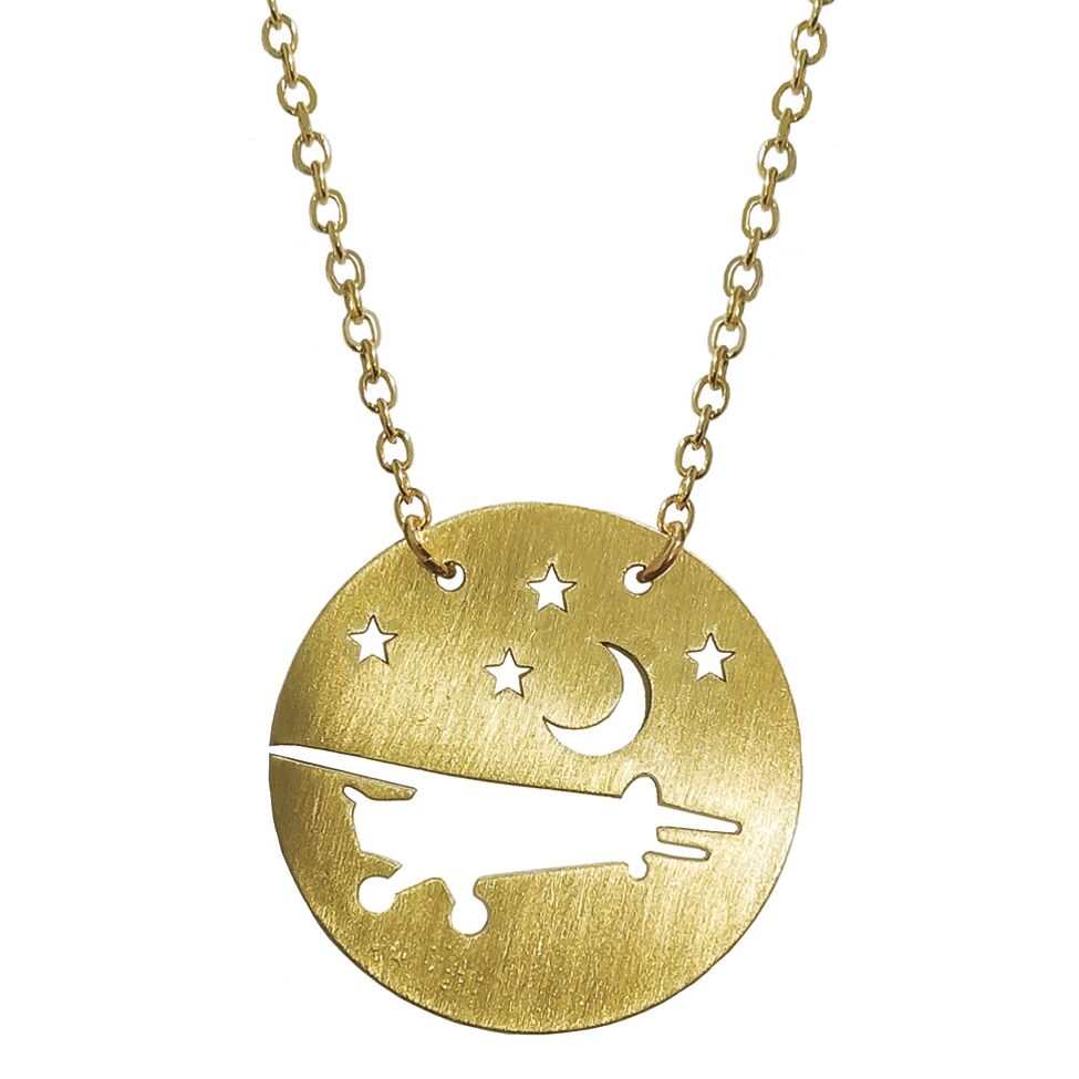 Cut Out Airplane Necklace - Born Products Born Products