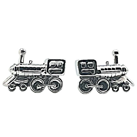 Steam train post earrings - Born Products Born Products