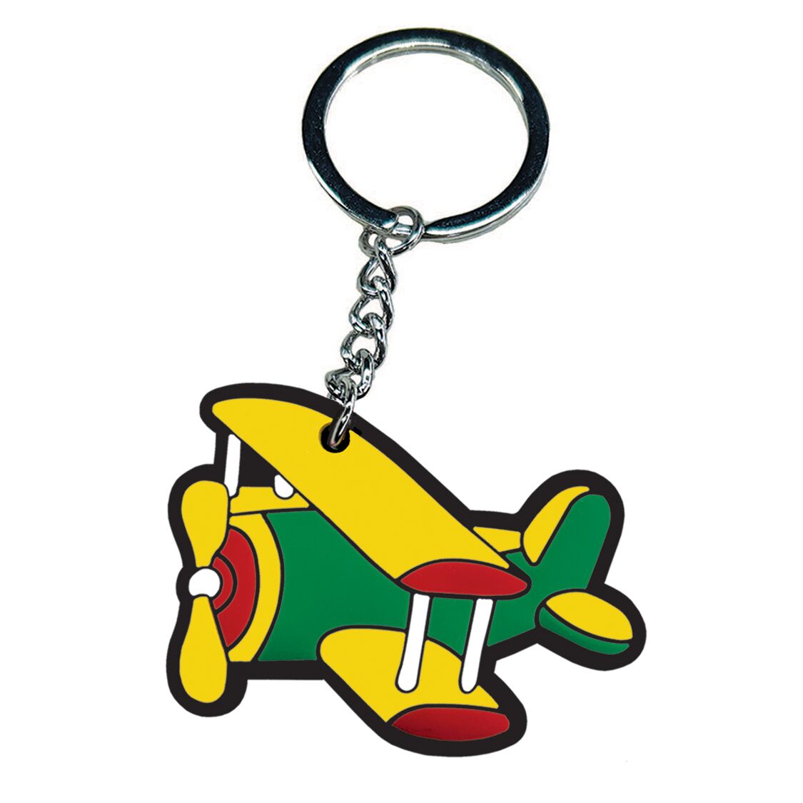 Biplane Rubber Keychain - Born Products Born Products